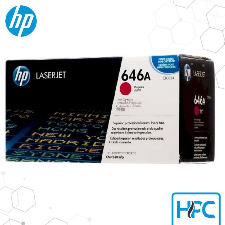 Toner HP 646A Magenta (CF033A) 12,500Pg. para Color LaserJet CM4540