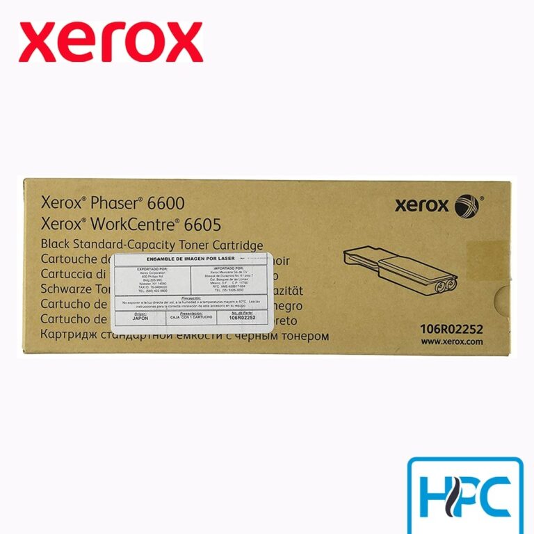 Toner Xerox 106R02252 Negro 3,000 Pag. para Phaser 6600, WorkCentre 6605